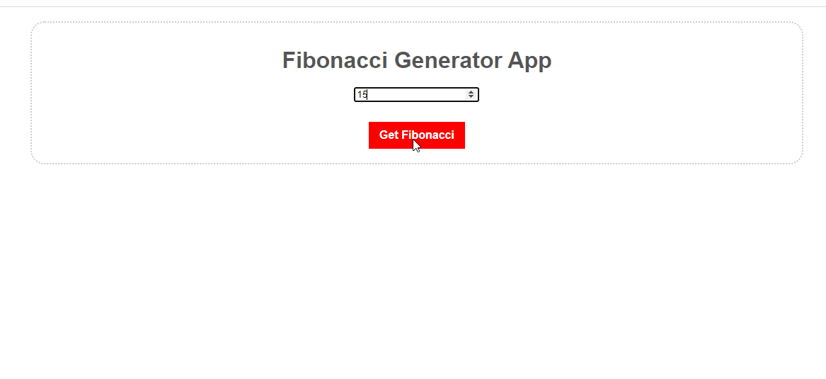 Simple Fibonacci Generator App In Javascript Free Source Code Sourcecodester